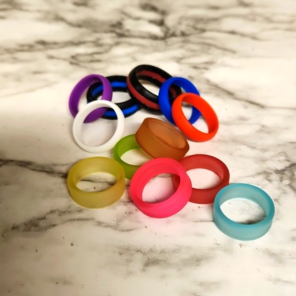 10 - Big Pack | Jewelry | New Piece Bundle Trendy Resin Rubber ...